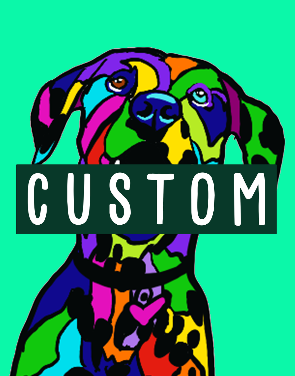 CUSTOM Abstract Paint by Number Kit – ColorHype